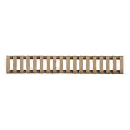Picatinny Ladder Rail Panel 18 Steps (Set of 4) - FDE