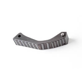 AR-15 / M16: G10 Trigger Guard (Contoured) - G-Mascus Black/Grey