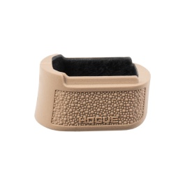 OverMolded® Rubber Grip Extension Base Pad (for 15-Round Magazines) - FDE