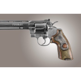 Colt Python: Smooth Hardwood Grip - Lamo Camo