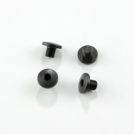 (4) Hex Head Short Screws - Black