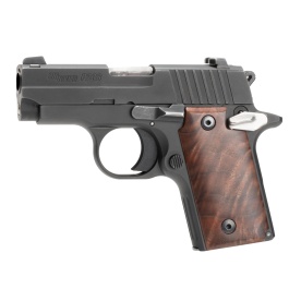 SIG SAUER P238: Smooth Hardwood Grip - Walnut