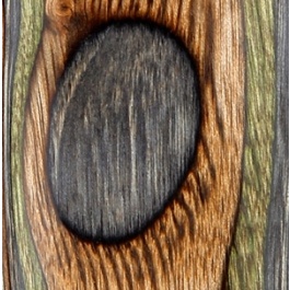 Colt Python: Smooth Hardwood Grip with Stripe Cap - Lamo Camo